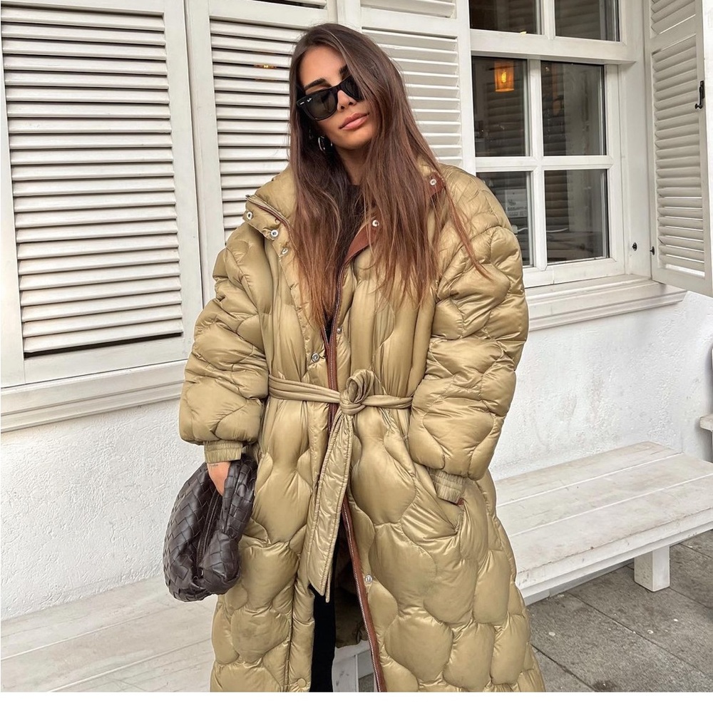 Mango Oversized Puffer Coat - Gem